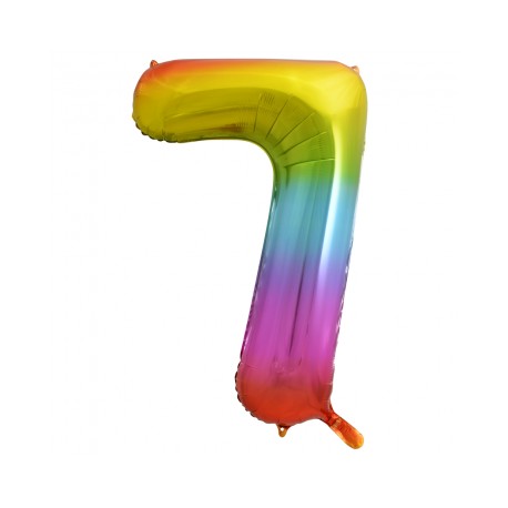 Balão Número 7 Foil 81 cm