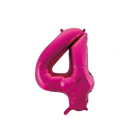 Balão Número 4 Foil 81 cm